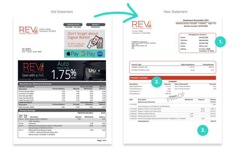 REV eStatements : REV Federal Credit Union